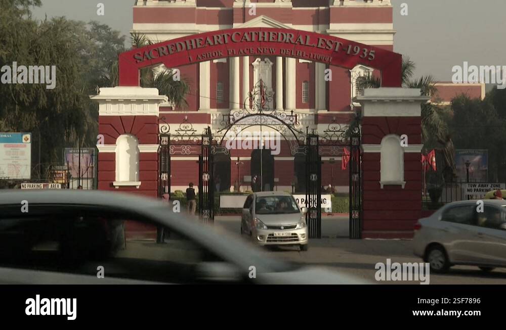 Indian Christian church Sacred Heart Cathedral, New Delhi, Catholic ...