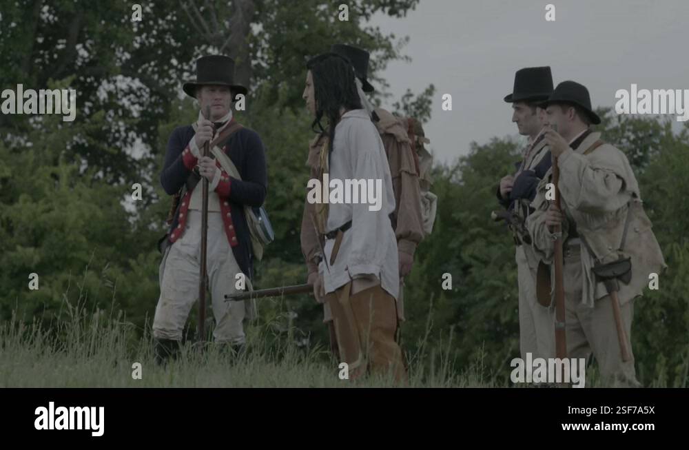 Lewis & Clark Exploration Historical Recreation - Corps of Discovery, Sacagawea Stock Video ...