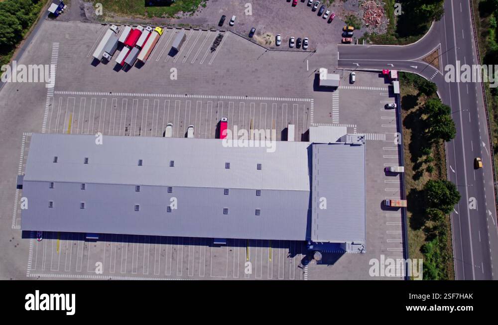 Logistics export and import cargo center Stock Video Footage - Alamy