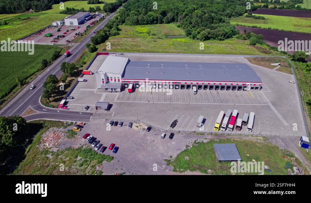 Cargo terminal logistics center Stock Videos & Footage - HD and 4K ...