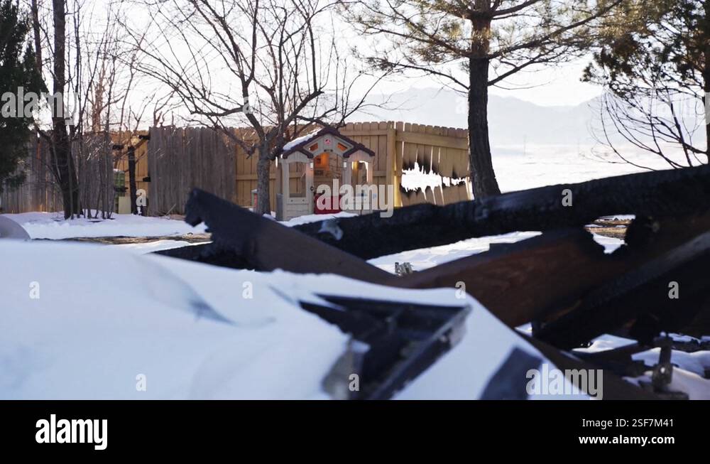 Damaged Backyard Rubble And Remains In Superior Colorado Boulder County ...