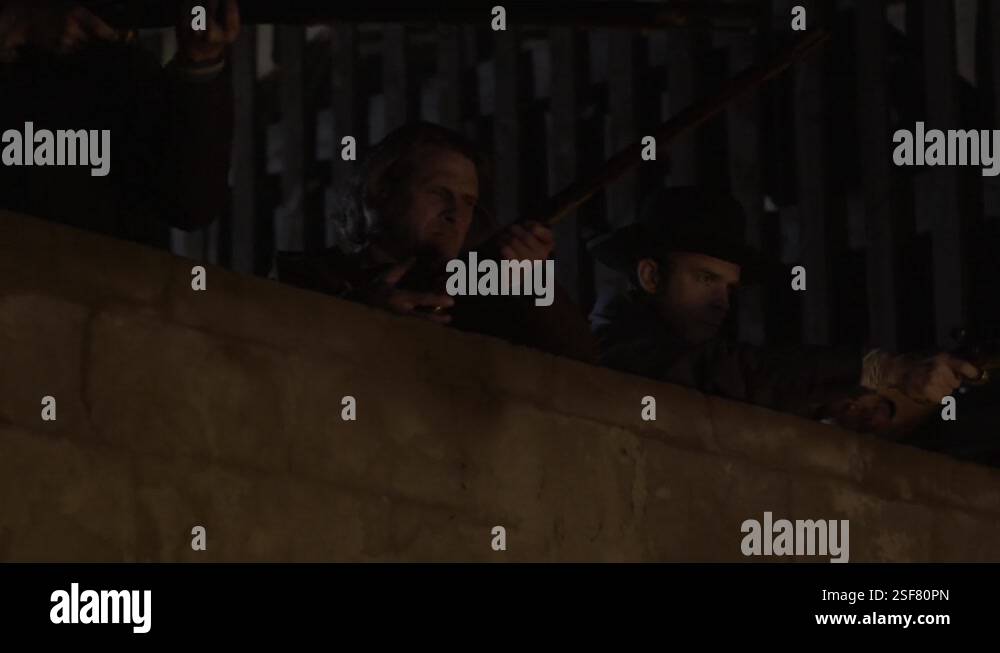 Portrayal of Texian Defenders of the Alamo circa 1836 - with flintlock ...