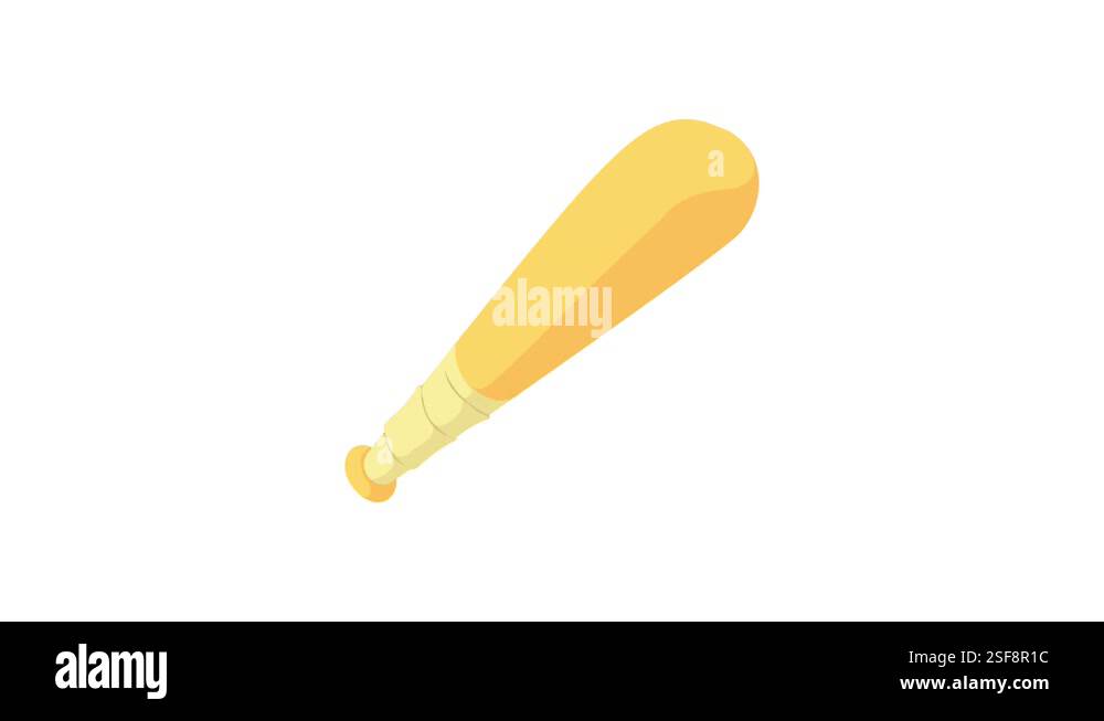 Baseball bat icon animation Stock Video Footage - Alamy