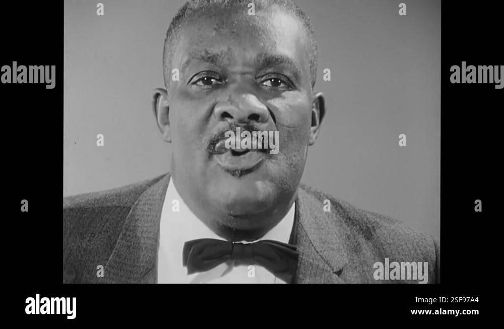 1960s: Leonard Patterson speaks. Illustration of protesters with the ...