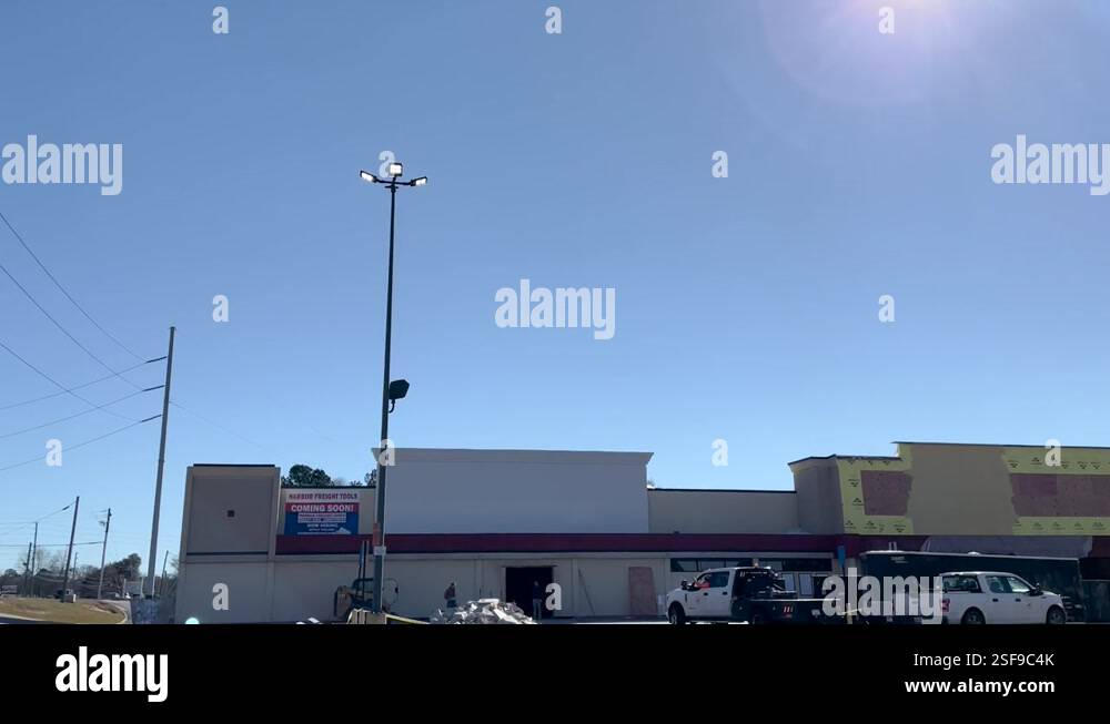 A new Harbor Freight retail tools store being built on Belair road ...