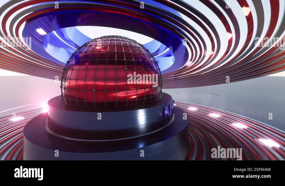 3D World News Background Loop Stock Video Footage - Alamy