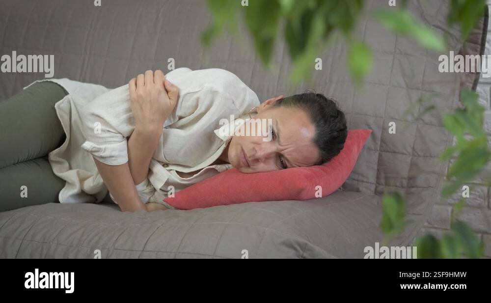 Woman with soul pain Stock Video Footage - Alamy