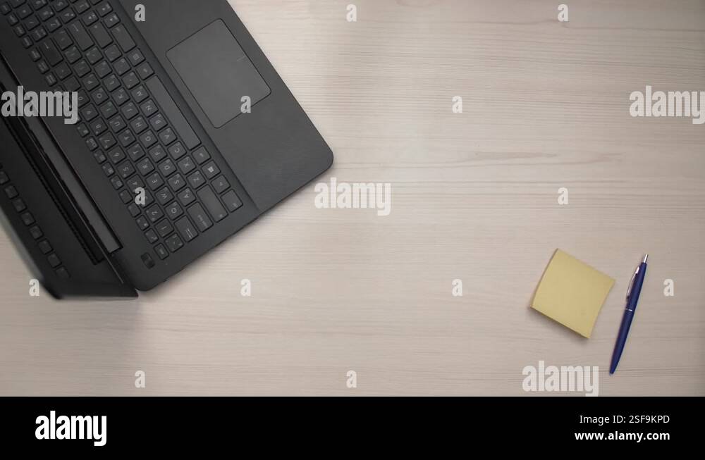Working desk top view above Stock Videos & Footage - HD and 4K Video ...