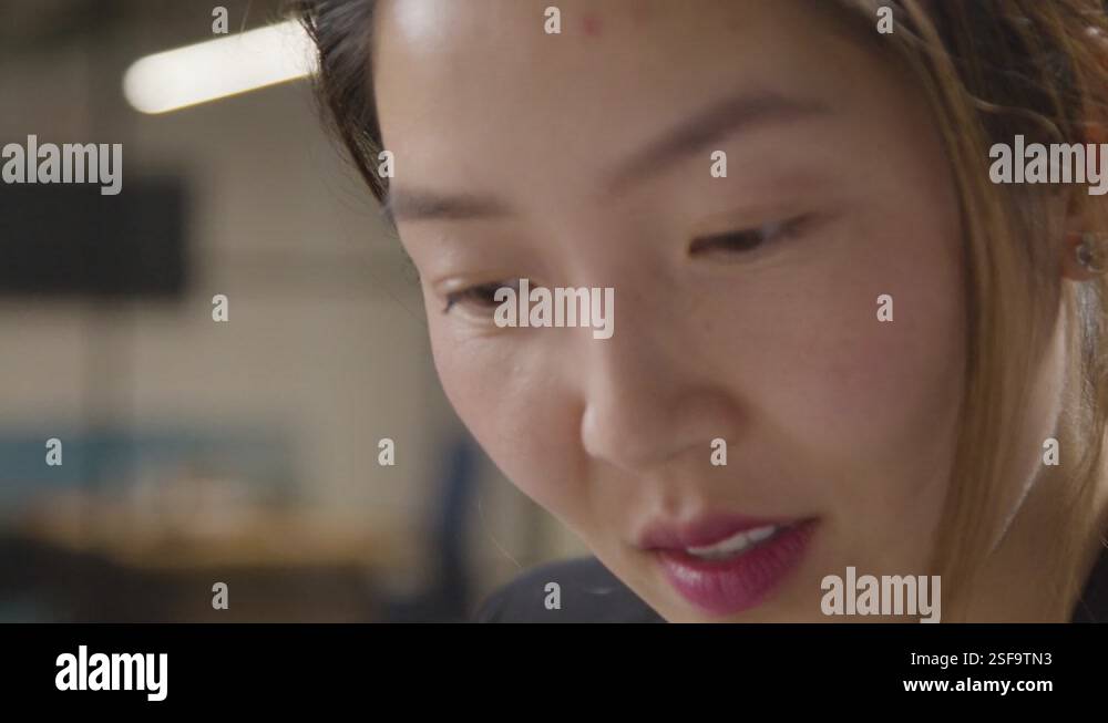Close Up Shot of Business Woman Working Stock Video Footage - Alamy