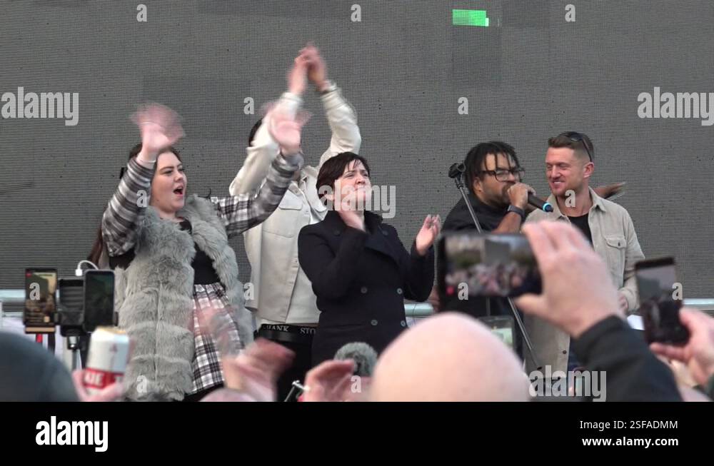Tommy Robinson, Anne Mariew Waters, Danny Tommo, Danny Roscoe and ...
