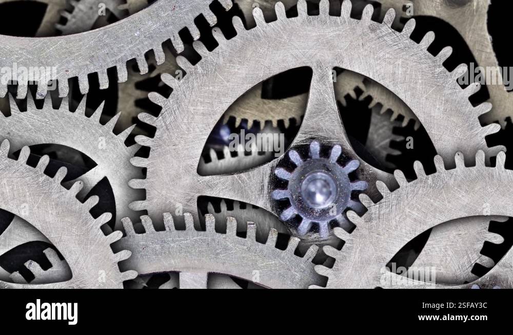 Rotating Tooth Wheels Stock Video Footage - Alamy
