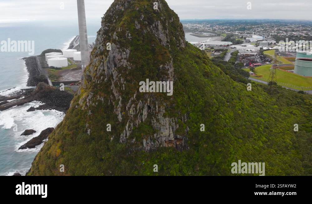 Where the nature and industry meet - Paritutu Rock and Moturoa Bulk ...