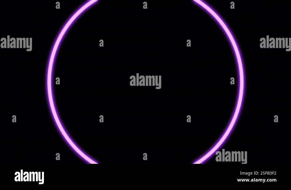2D Arc Lines Blinking Purple Big VJ Loop Animation 04 Stock Video ...
