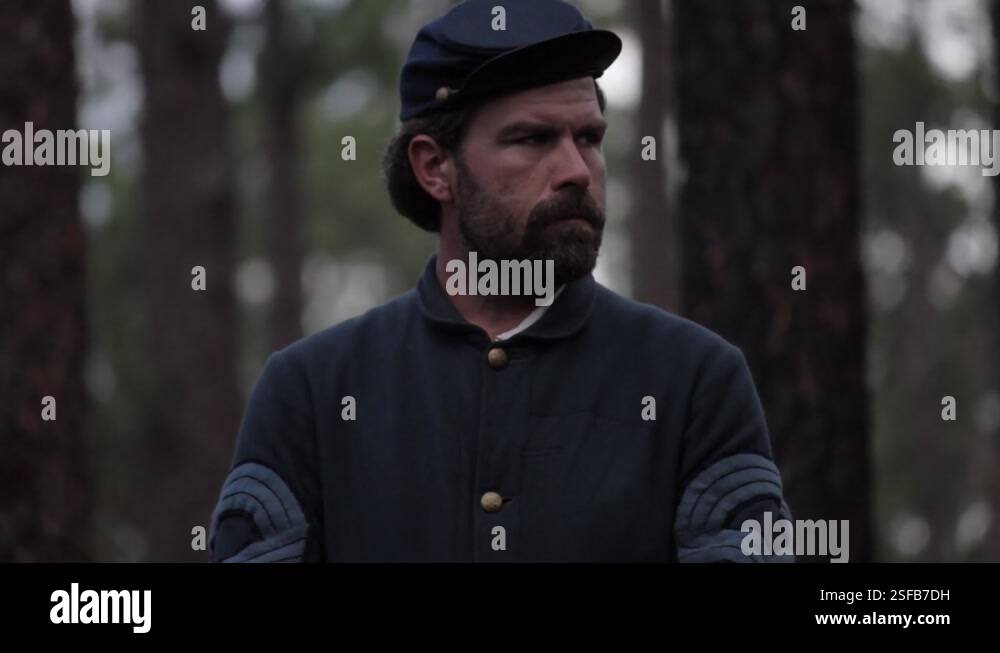 Civil War Union Army Infantry Sergeant Major Re-enactor Soldier in ...