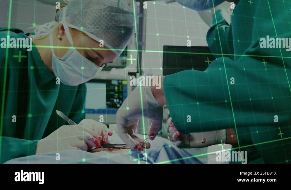 Animation diverse male female surgeons Stock Videos & Footage - HD and ...