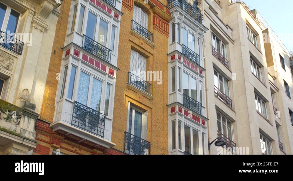France paris house facade Stock Videos & Footage - HD and 4K Video ...