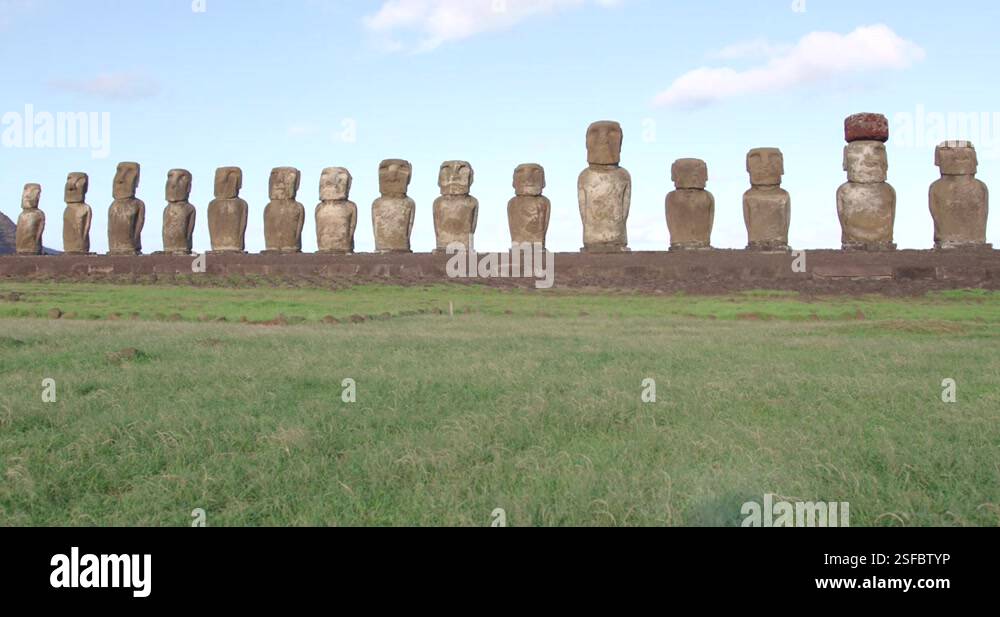 Ahu tongariki ancient moai Stock Videos & Footage - HD and 4K Video ...