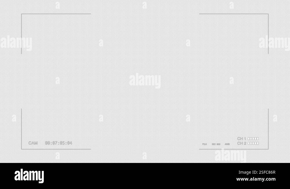 Camera Footage Overlay. 4K Motion Graphics Element Stock Video Footage ...
