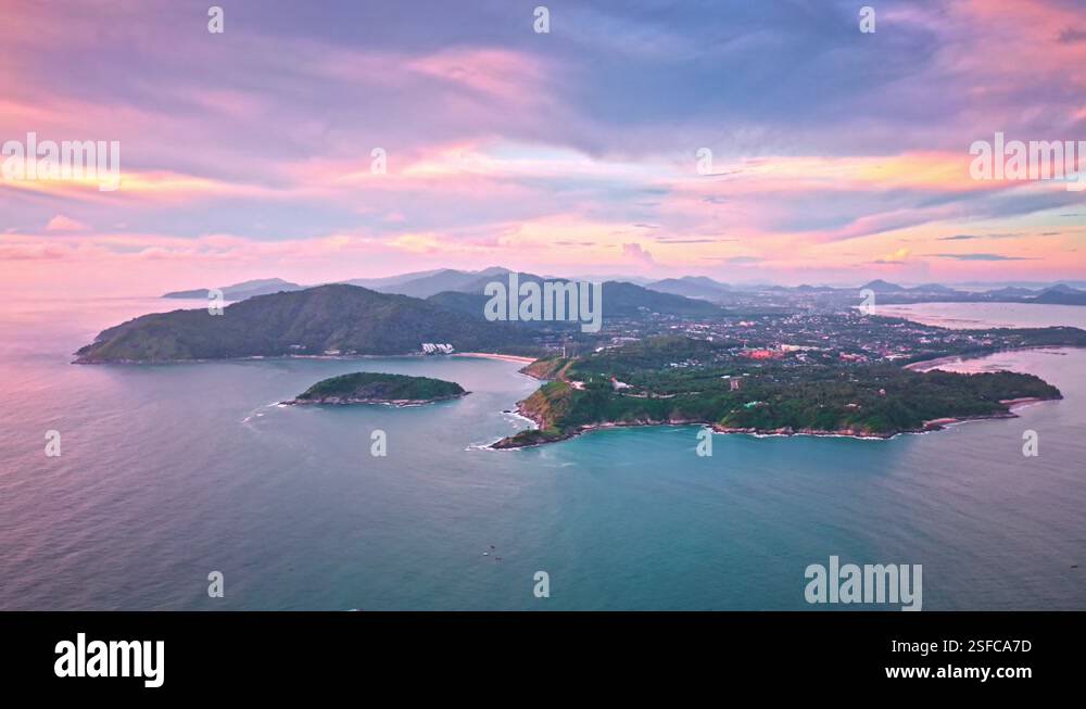 Phuket island aerial view. Thailand asia travel destination and tourist ...