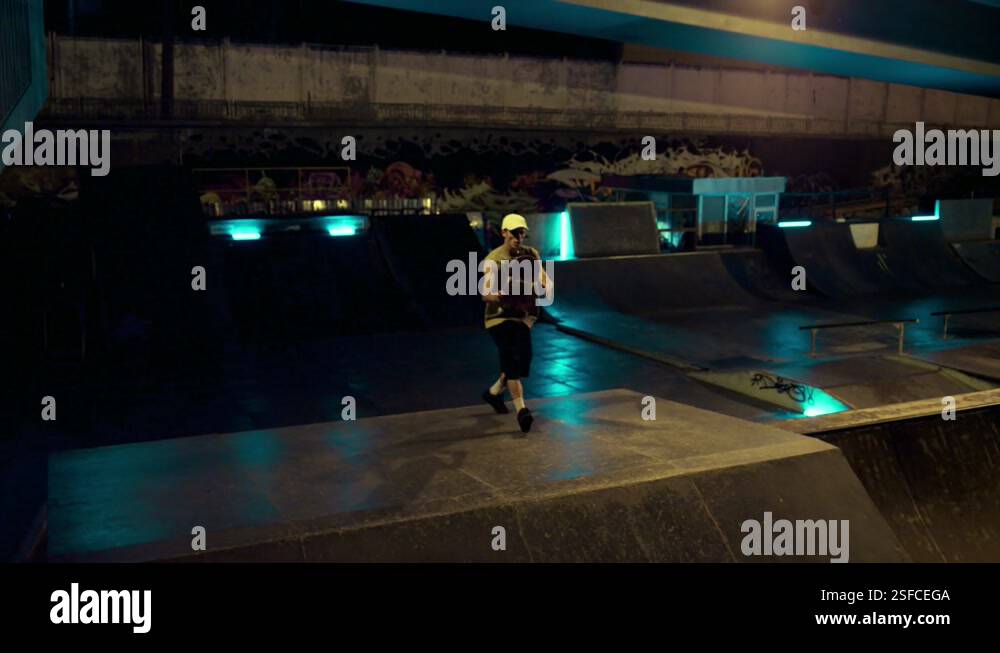 Sportive people doing exercise together on roller skates and skateboard ...