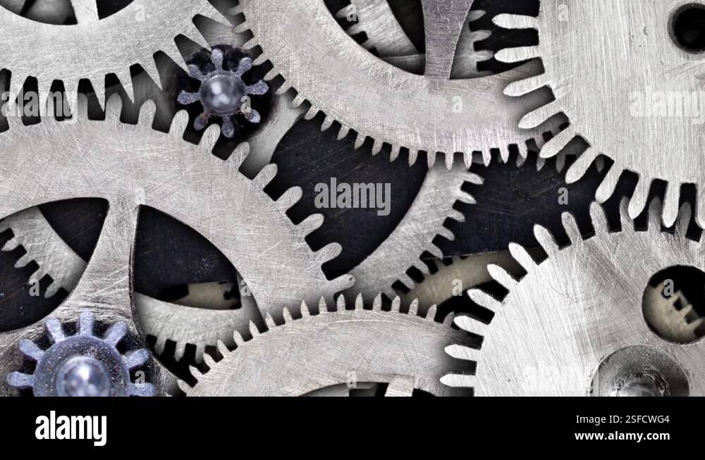 Rotating Tooth Wheels Stock Video Footage - Alamy