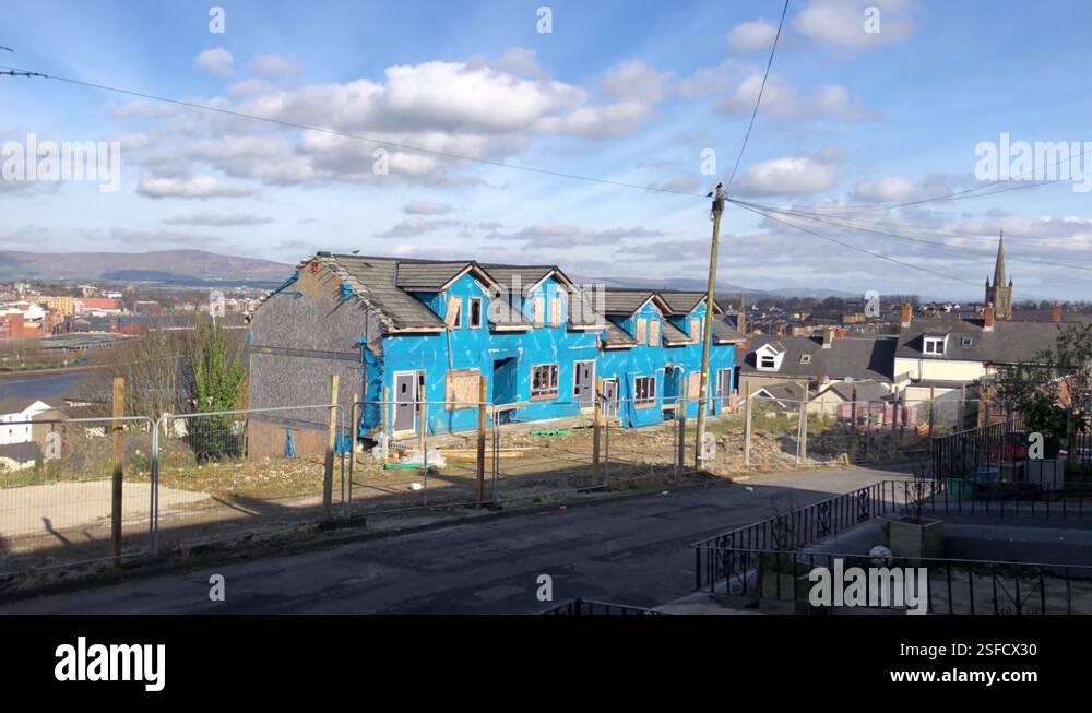 The controversial unfinished apartment building site on Dunfield ...