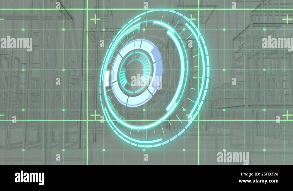 Animation processing circle moving over Stock Videos & Footage - HD and ...