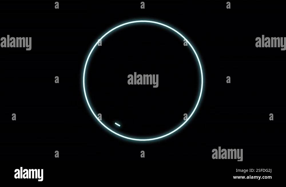2D Arc Lines Blinking Blue VJ Loop Animation 02 Stock Video Footage - Alamy