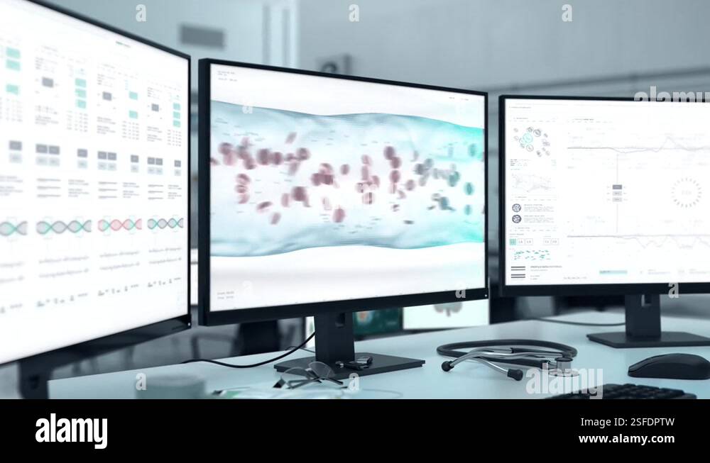Anatomical X-Ray Examination Interface Checks Blood Type By Analyzing ...