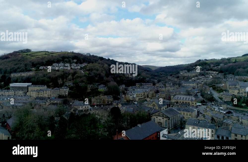 upward moving drone shot show casing the stunning hillside in and ...