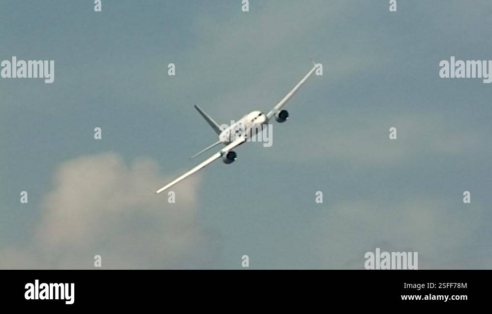 Medium-haul narrow-body aircraft Tu-204C in cargo version performs ...