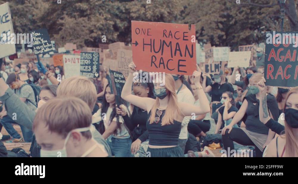 Crowd people protest signs Stock Videos & Footage - HD and 4K Video ...