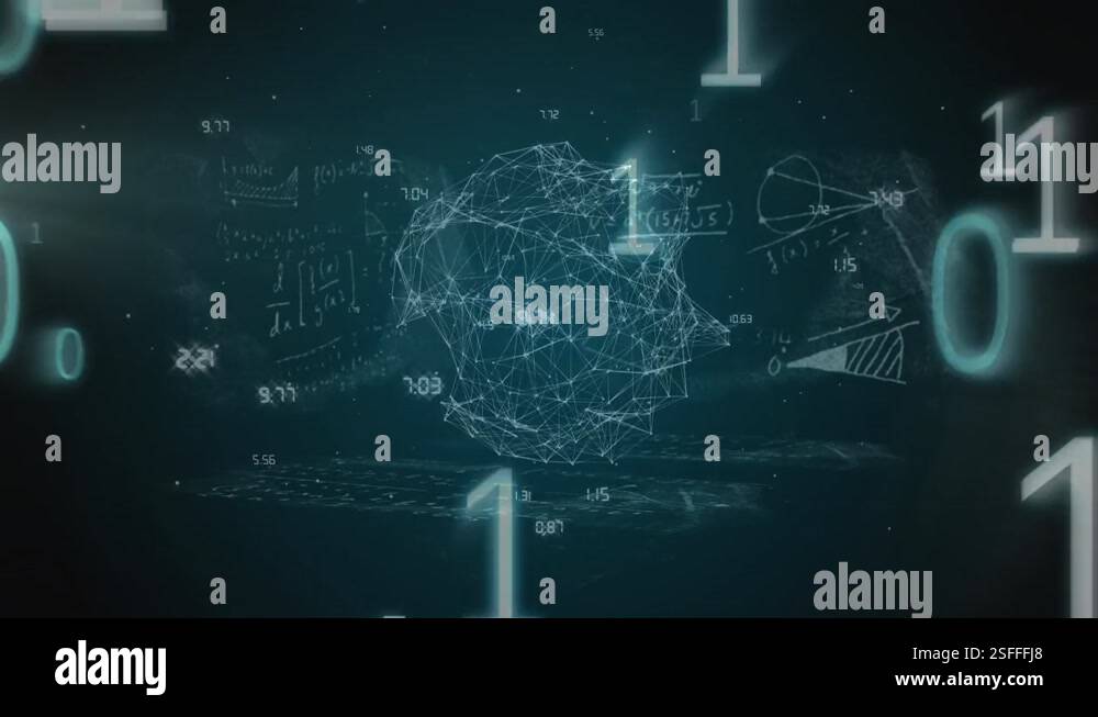 Animation binary code connections scientific Stock Videos & Footage ...