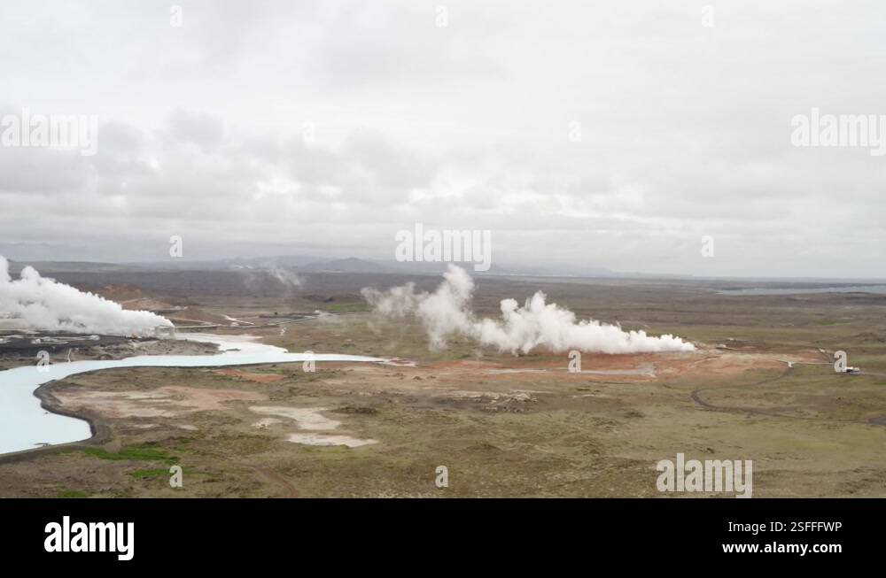 Geothermal field active fumaroles in Stock Videos & Footage - HD and 4K ...