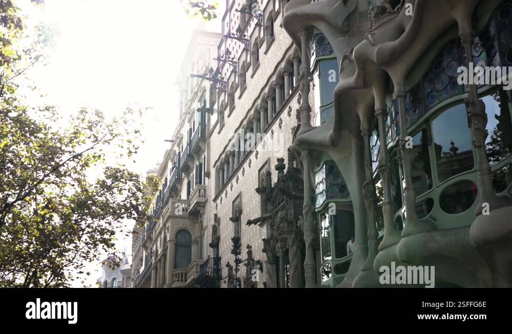 Types of Casa Batllo House of Bones Window facade of the Noble Floor ...