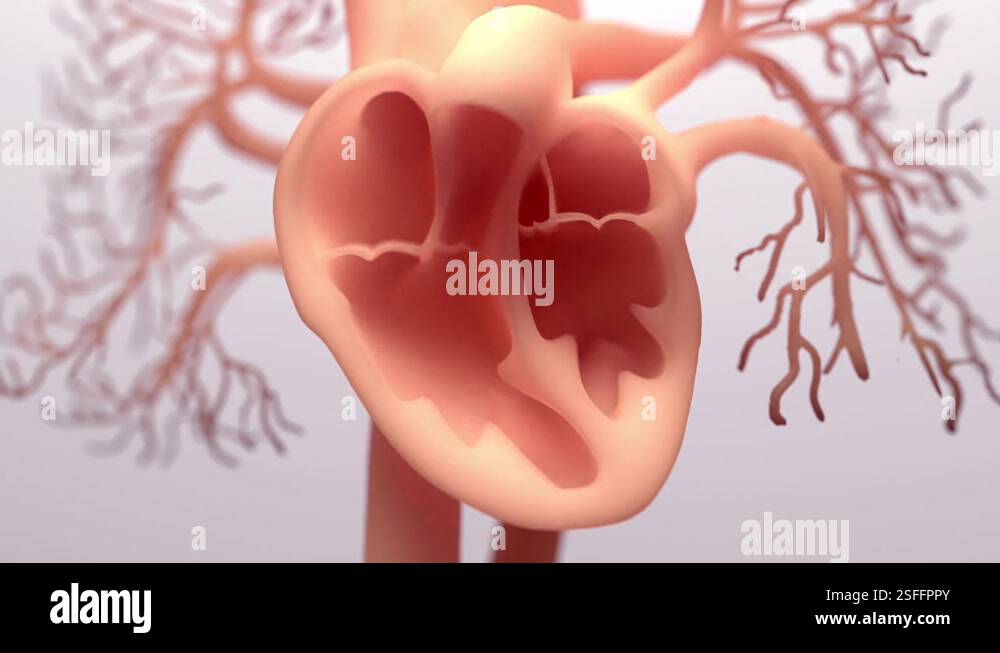 Human heart beating, animation Stock Video Footage - Alamy