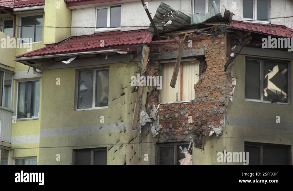 Ukraine.Bucha. War in Ukraine. Residential building bombed by Russian ...