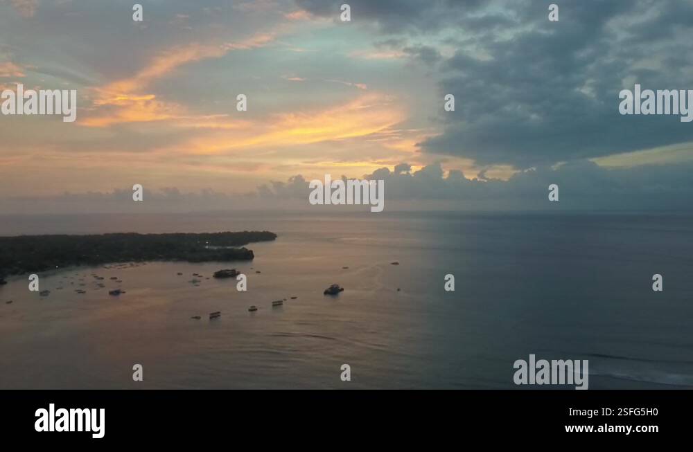 Marvelous very high aerial view flight panorama overview drone Stock ...