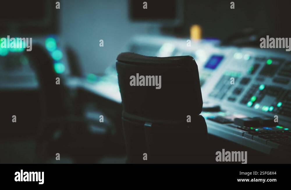 empty power plant control room Stock Video Footage - Alamy
