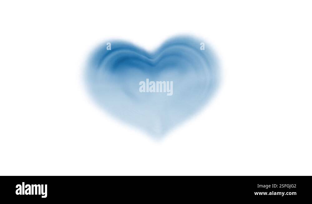 X-ray color invert of love shape animation in white background Stock ...