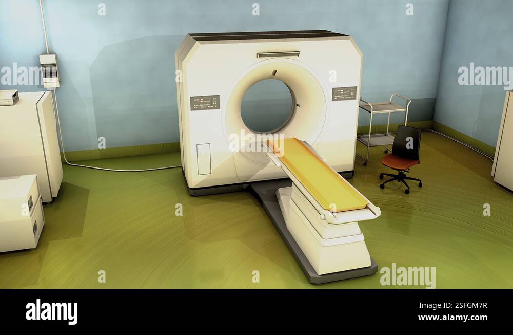 CT Scanner room, hospital, technology, diagnosis, scan Stock Video ...