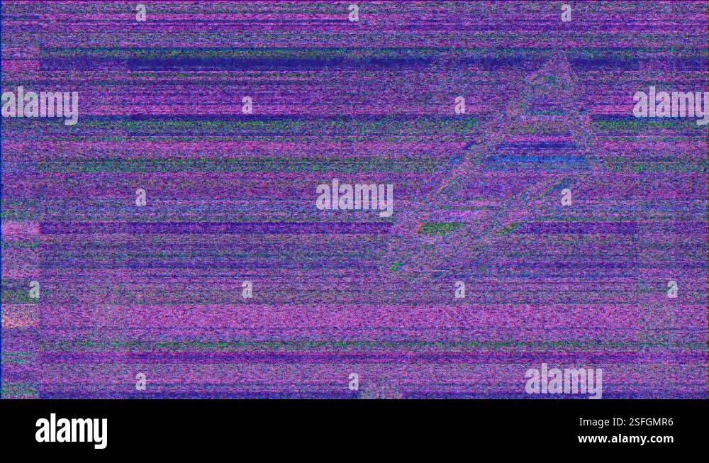 Abstract dynamic sci-fi trendy interference background Stock Video ...