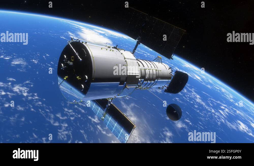 Hubble Space Telescope Stock Video Footage - Alamy
