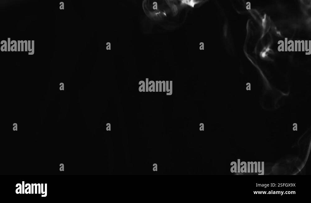 Realistic cloud smoke with streamline pattern. Abstract black and white ...