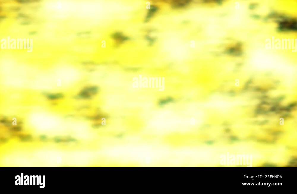 Yellow fractal glowing glint animation background. 2D rendered computer ...