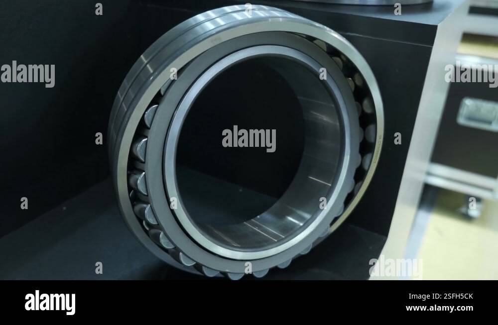 New industrial bearings of various types and sizes are presented at ...