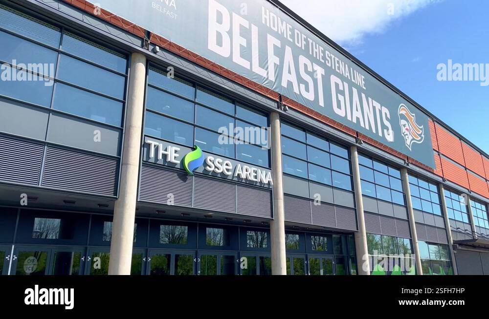 The SSE Arena in Belfast - Home of the Belfast Giants - BELFAST, UK ...