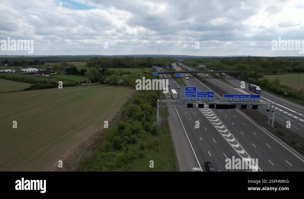 Construction on the m1 motorway Stock Videos & Footage - HD and 4K ...