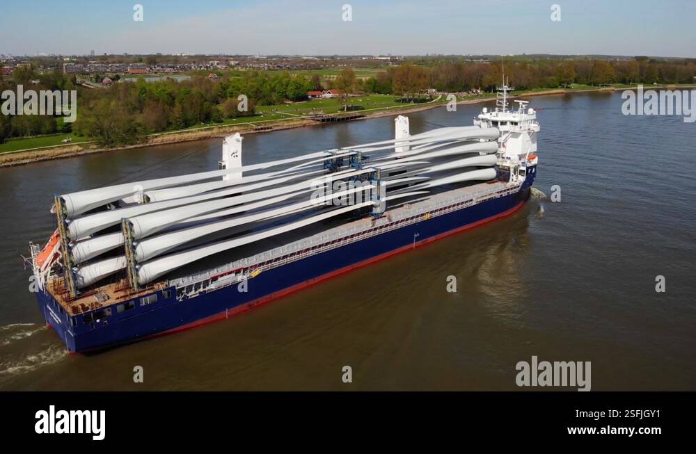 Symphony Provider Cargo Ship Transporting Transporting Wind Turbine ...