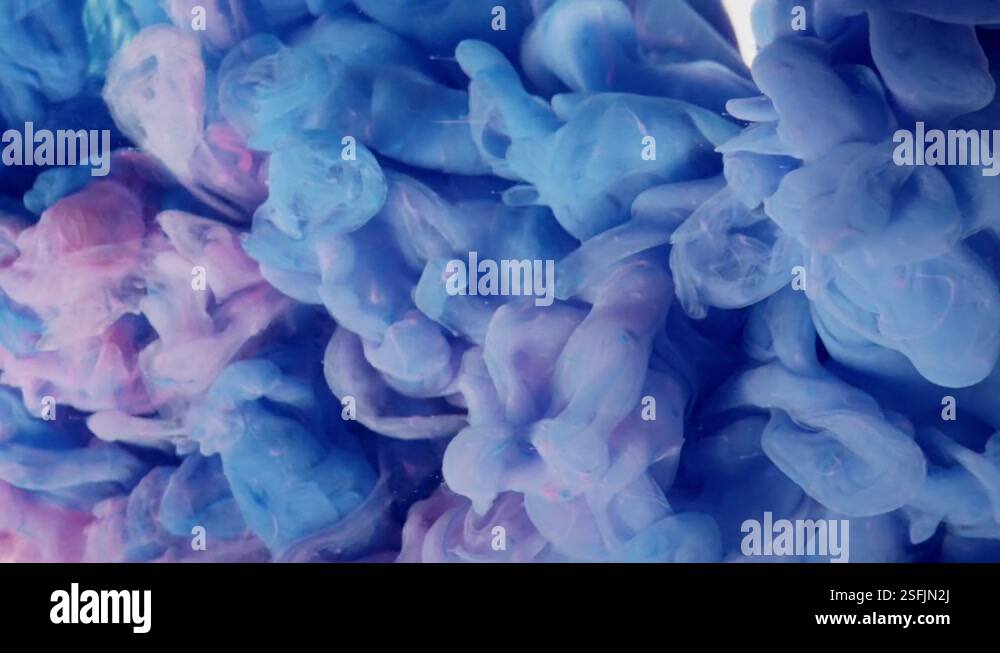 Acrylic colors in water. Abstract background. slow motion 4K Stock ...